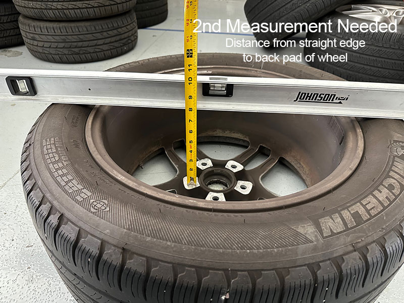 How do I measure wheel offset